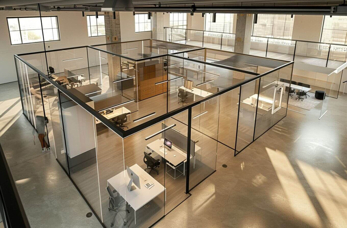Creating a Modern Workspace: Design Tips for Using Glass Dividers in ...