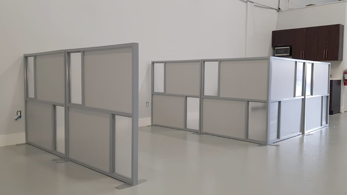 Free Standing Dividers - Office Work Design